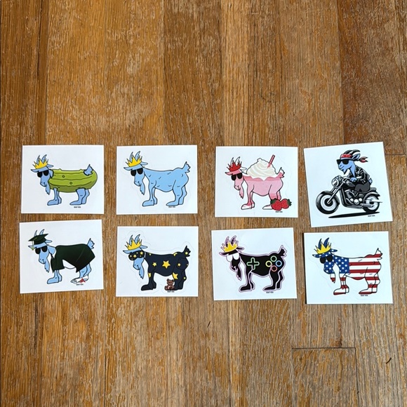 Goat Usa | Other | Goat Usa Sticker Bundle Set Of 8 | Poshmark